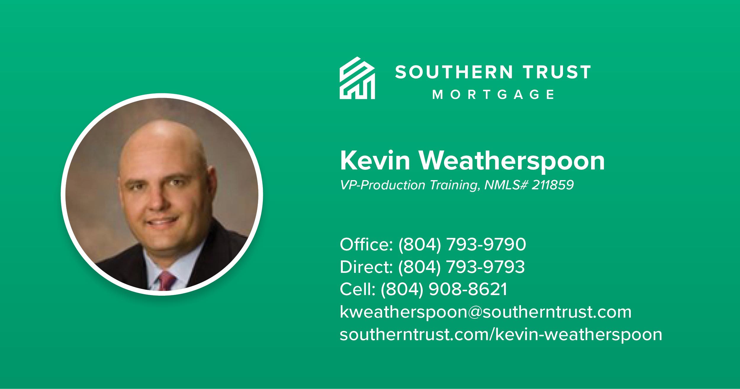 Kevin Weatherspoon - Mortgage Loan Officer in Mechanicsville, VA